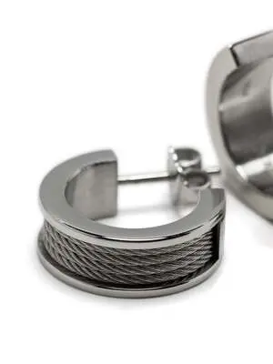 CHARRIOL Forever Hoop Earrings - Silver