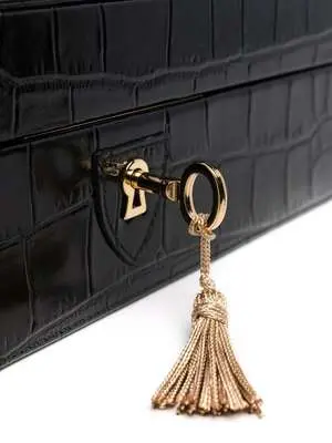ASPINAL OF LONDON Crocodile-effect Watch Box