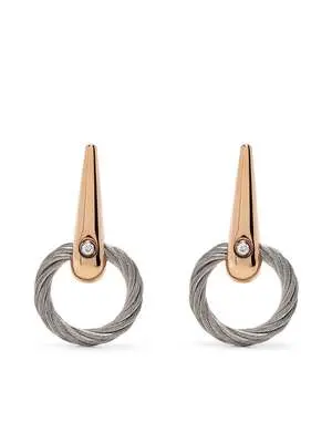 CHARRIOL Infinity Zen Hoop Earrings - Silver