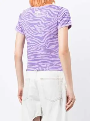 AAPE BY *A BATHING APE Animal-print Logo-print T-shirt