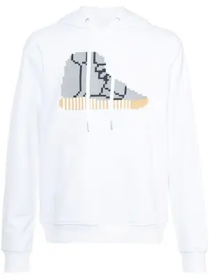 MOSTLY HEARD RARELY SEEN Hi-top Sneaker Hoodie - White
