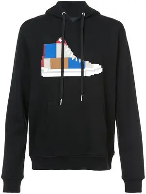 MOSTLY HEARD RARELY SEEN Patchwork Sneaker Hoodie