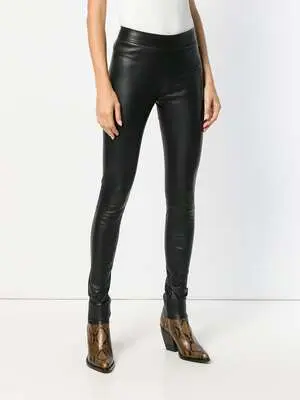 Roberto Cavalli Leather Leggings