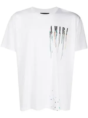 Amiri Logo-print Short-sleeved T-shirt