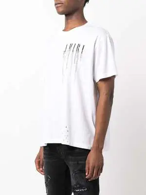 Amiri Logo-print Short-sleeved T-shirt