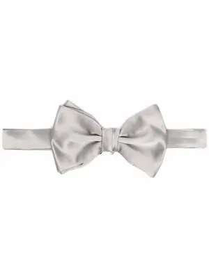 Emporio Armani Silk Bow Tie - Grey