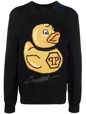 Philipp Plein Embroidered Duck Jumper