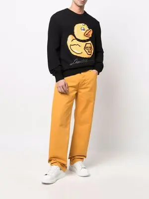 Philipp Plein Embroidered Duck Jumper