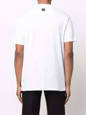 Philipp Plein Gem-embellished Skull Graphic T-shirt