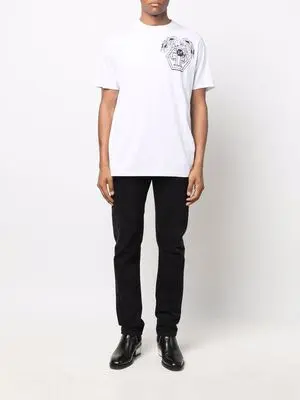 Philipp Plein Hexagon Eagle Logo-print T-shirt