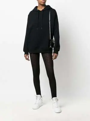 Philipp Plein Tulle Monogram Leggings - Black