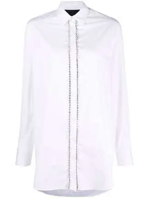 Philipp Plein Crystal-embellished Cotton Shirt