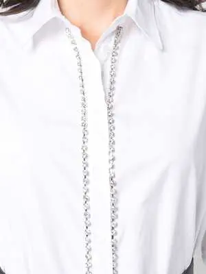 Philipp Plein Crystal-embellished Cotton Shirt