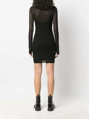 Philipp Plein Monogram Tulle Mini Dress