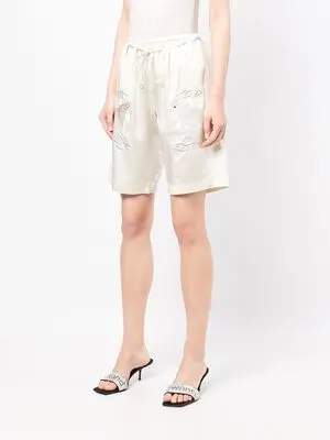 Alexander Wang Embroidered Shorts