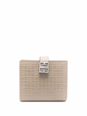 Givenchy 4g Embossed Leather Wallets For Women