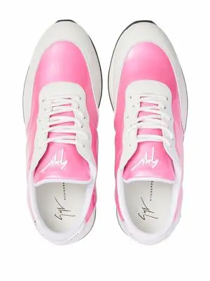 GIUSEPPE ZANOTTI Jimi Running Lace-up Sneakers - Pink