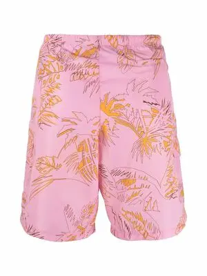 Palm Angels Abstract Palms Swim Shorts