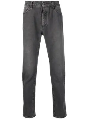 Palm Angels Black Wash Bottoms For Men