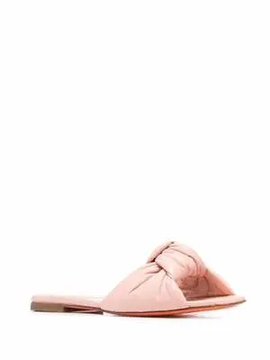 Santoni Knot-detail Leather Sandals