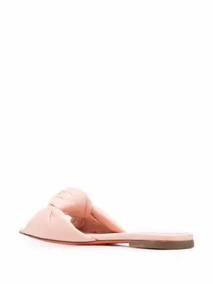Santoni Knot-detail Leather Sandals