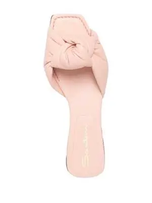 Santoni Knot-detail Leather Sandals