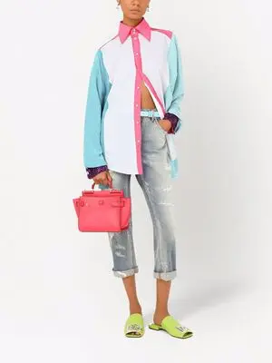 Dolce & Gabbana Colour-block Longline Shirt