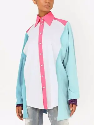 Dolce & Gabbana Colour-block Longline Shirt