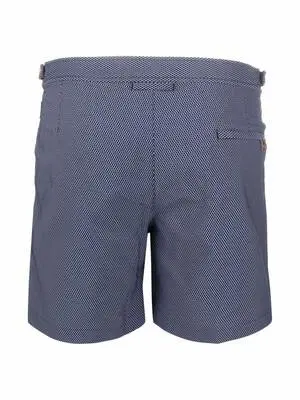 Orlebar Brown Graphic-print Swim Shorts - Blue