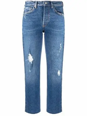 Boyish Ripped-detail Denim Jeans