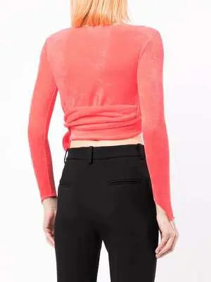 MAISIE WILEN Dramady Tie-fastened Top - Pink