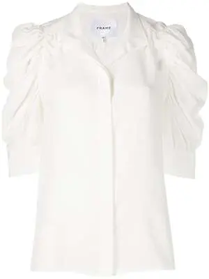 FRAME Gillian Ruched Shirt