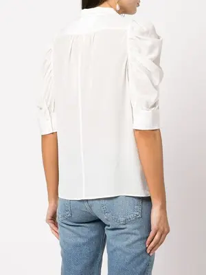 FRAME Gillian Ruched Shirt