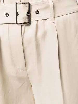 Woolrich Belted Waist Bermuda Shorts - Neutrals