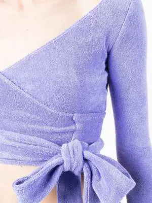 MAISIE WILEN Dramady Tie-fastened Top - Purple
