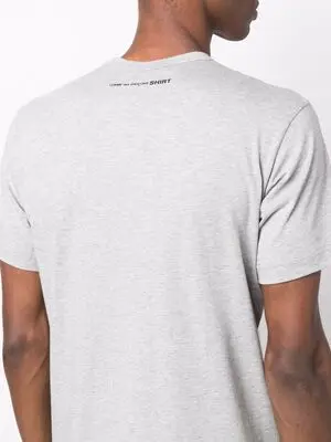 Comme Des Garçons Crewneck Cotton T-shirt - Grey