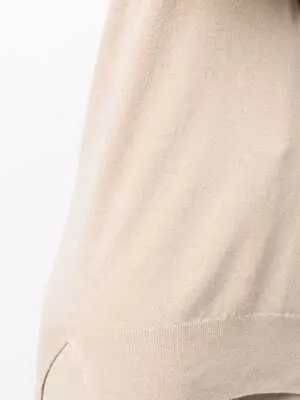 PAULA V-neck Cashmere Jumper - Neutrals