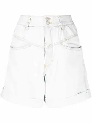 Kenzo High-waisted Denim Shorts
