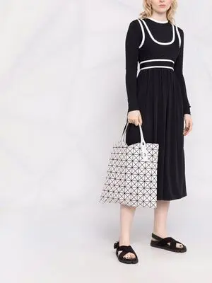 Issey Miyake Prism Geometric-panel Tote Bag - Grey