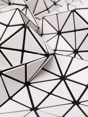 Issey Miyake Prism Geometric-panel Tote Bag - Grey