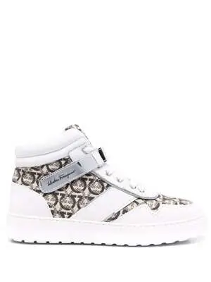 FERRAGAMO Noè High-top Sneakers - White