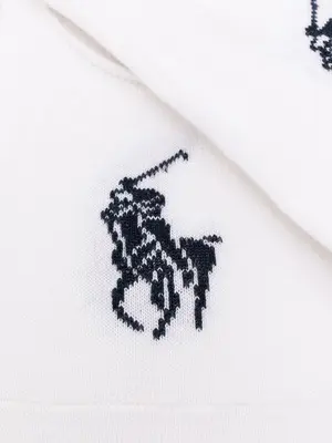 Polo Ralph Lauren Logo Socks - White