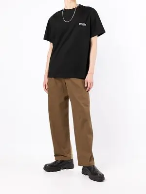 WOOYOUNGMI Logo-embroidered Cotton T-shirt