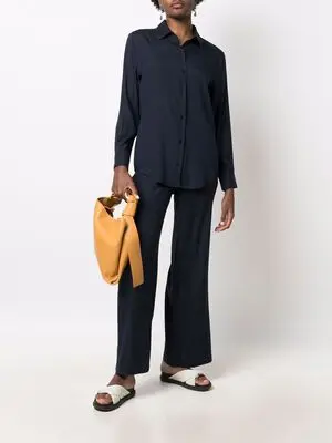 PAULA Straight-leg Trousers - Blue