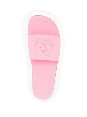 Moncler Jeanne Logo-embossed Slides