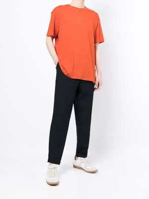 Armani Exchange High-rise Tapered Trousers - Blue