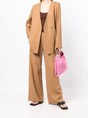 GOODIOUS Double-breasted V-neck Coat