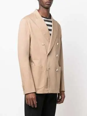 TONELLO Double-breasted Fitted Blazer