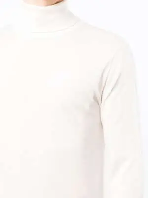 N.peal Roll Neck Cashmere Sweatshirt - White