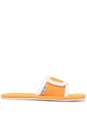 Senso Iris Towelling Sandals - Orange